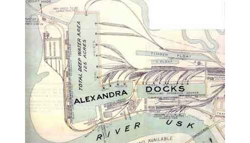 Books on the Line: "A map of the Alexandra Dock (Newport) railway as ...